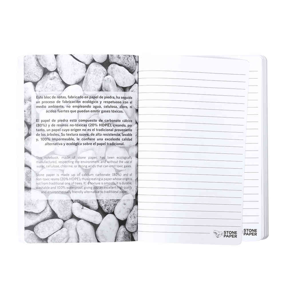 Caderno Papel Pedra | Brind.Com